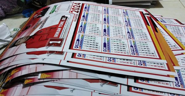 Promo Cetak Kalender Caleg dan DPD RI Tahun 2029. Harga Oke | ART Grafika